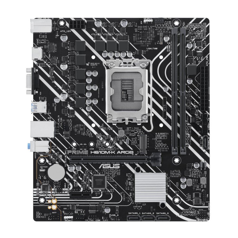 Bestel een ASUS PRIME H610M-K ARGB | Socket LGA 1700 | Intel B760 ...